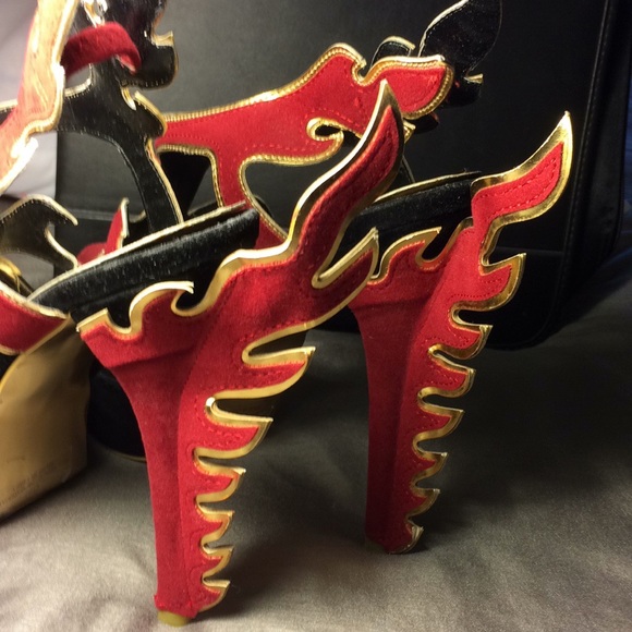 Posh | Shoes | Posh Fire High Heels | Poshmark